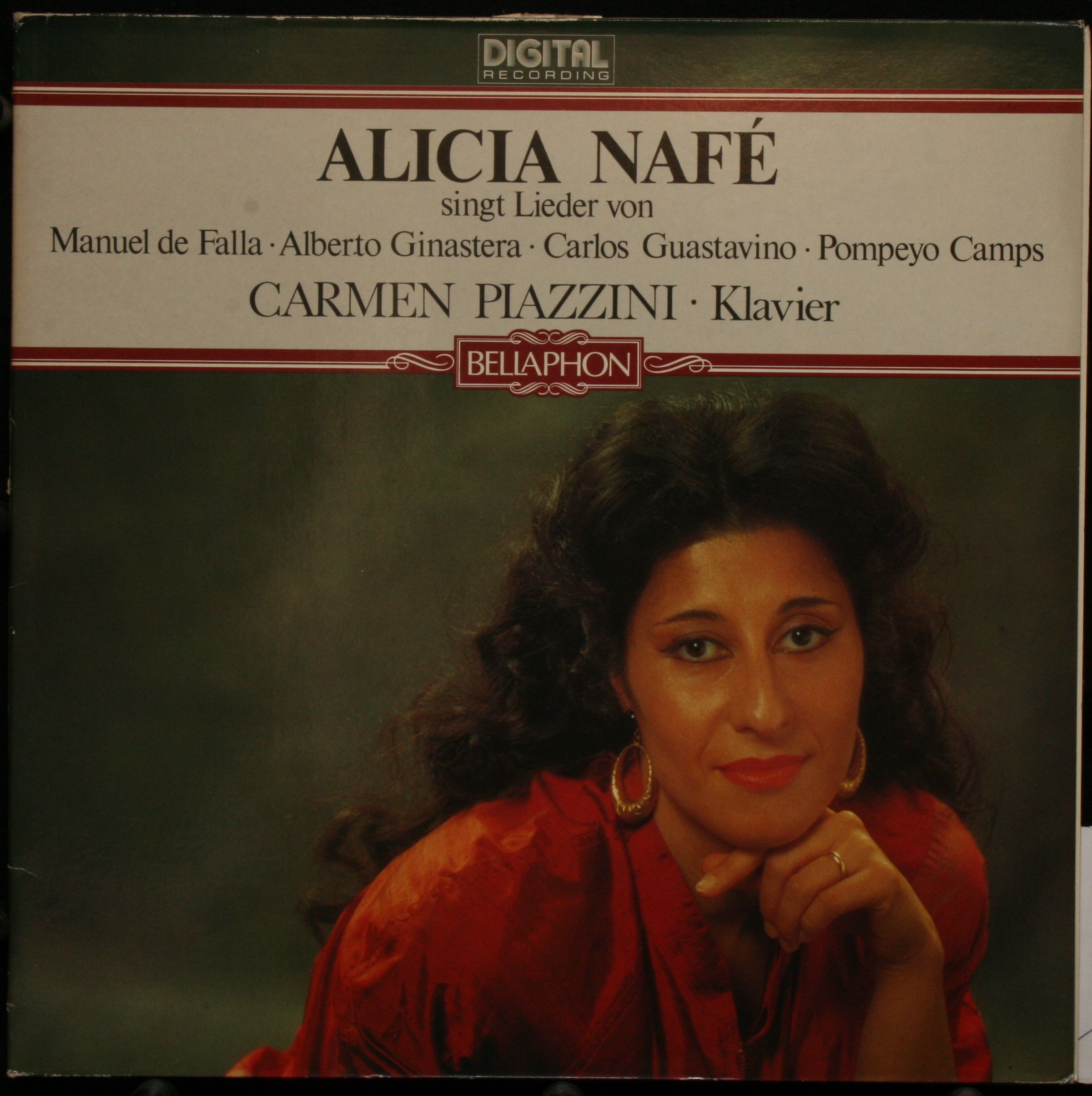 Alicia nafe singt lieder von manuel de falla, alberto ginastera, carlos ...