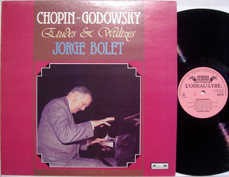 Chopin ~ godowsky etudes & waltzes by Chopin | Jorge Bolet | Godowsky ...